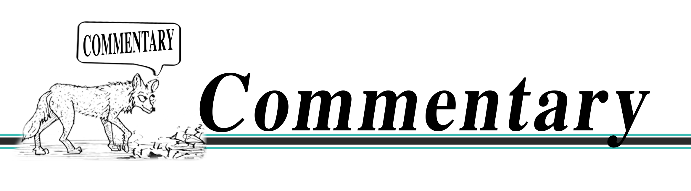 Commentary header CC-Teal-Grey Lines – Sandoval Signpost