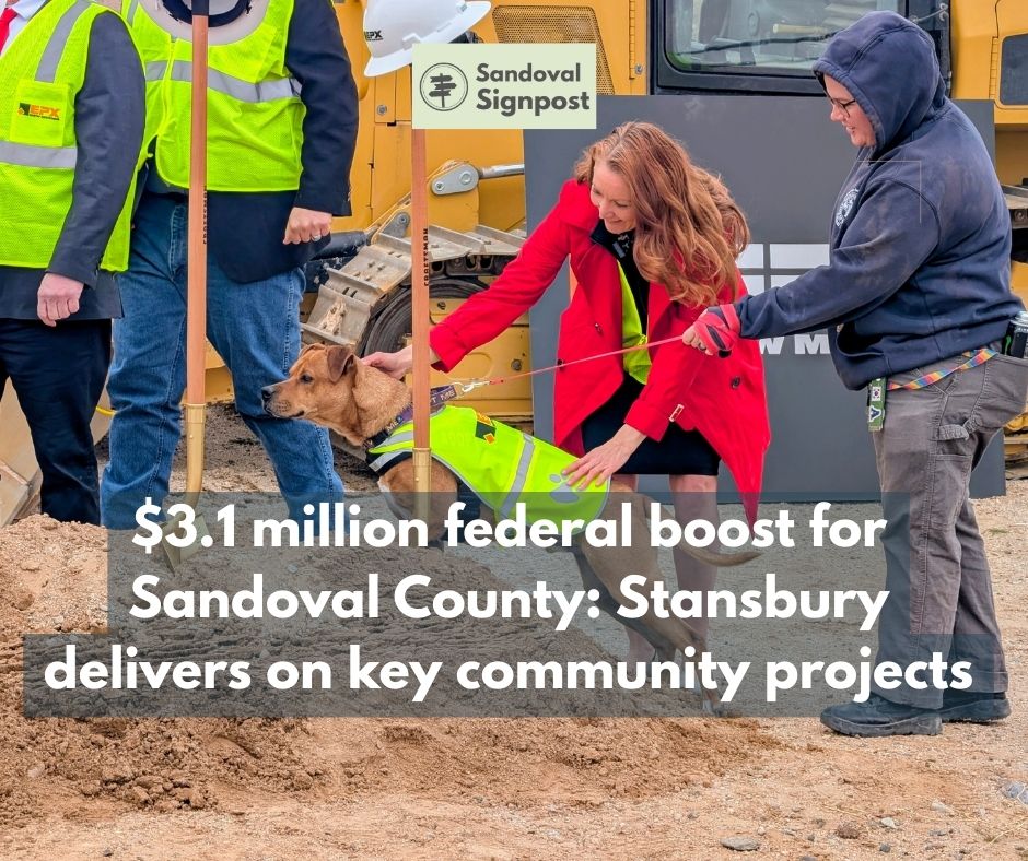 $3.1 million federal boost for Sandoval County: Stansbury delivers on ...
